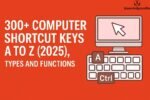 300+ Computer Shortcut Keys A to Z (2025), Types and Functions